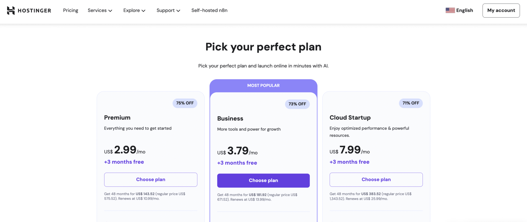 Hostinger Coupon Code 2025: 99% Off, 3 Months Free