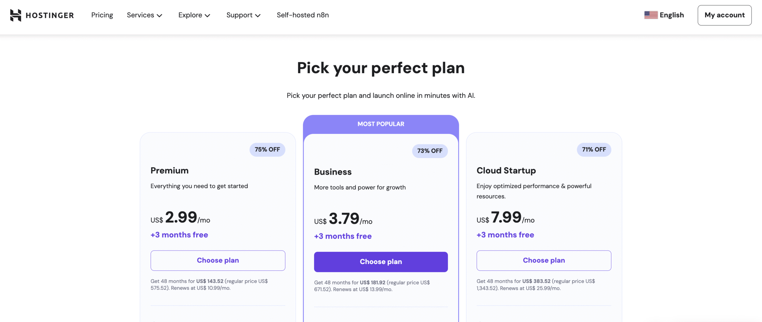 Hostinger Coupon Code 2025: 99% Off, 3 Months Free